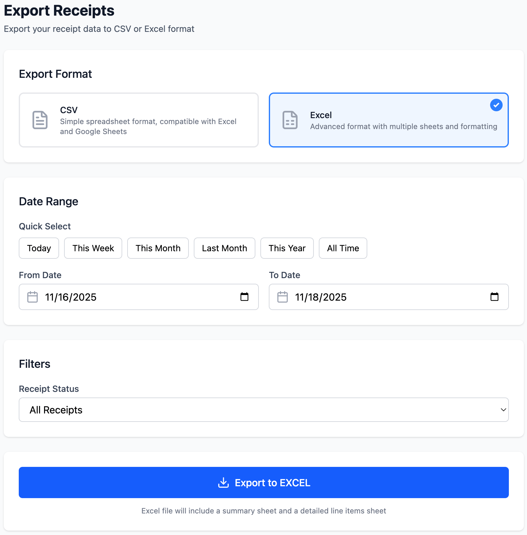 SnapExpense - Receipt & Invoice Management